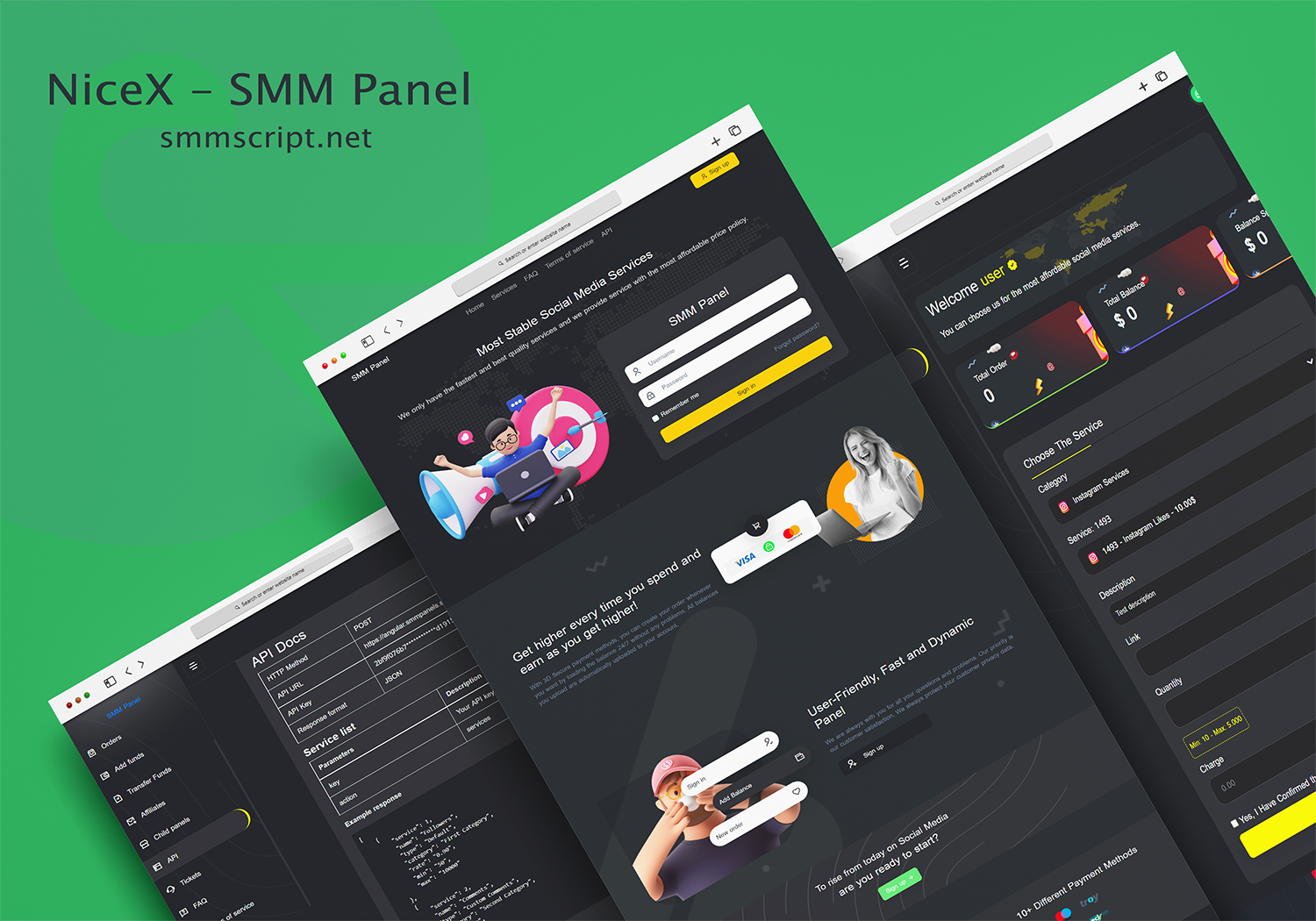 NiceX - SMM Panel Script - Perfect SMM Panel Script NiceX - SMM Panel Script - Perfect SMM Panel Script